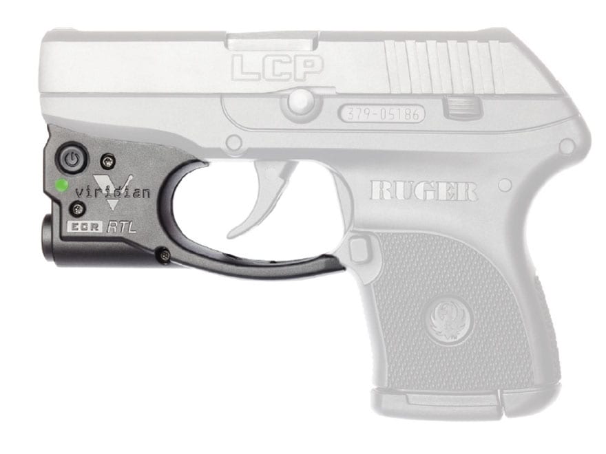 Viridian Reactor TL Weapon Light 1 CR2 Battery Ruger LCP Polymer Black
