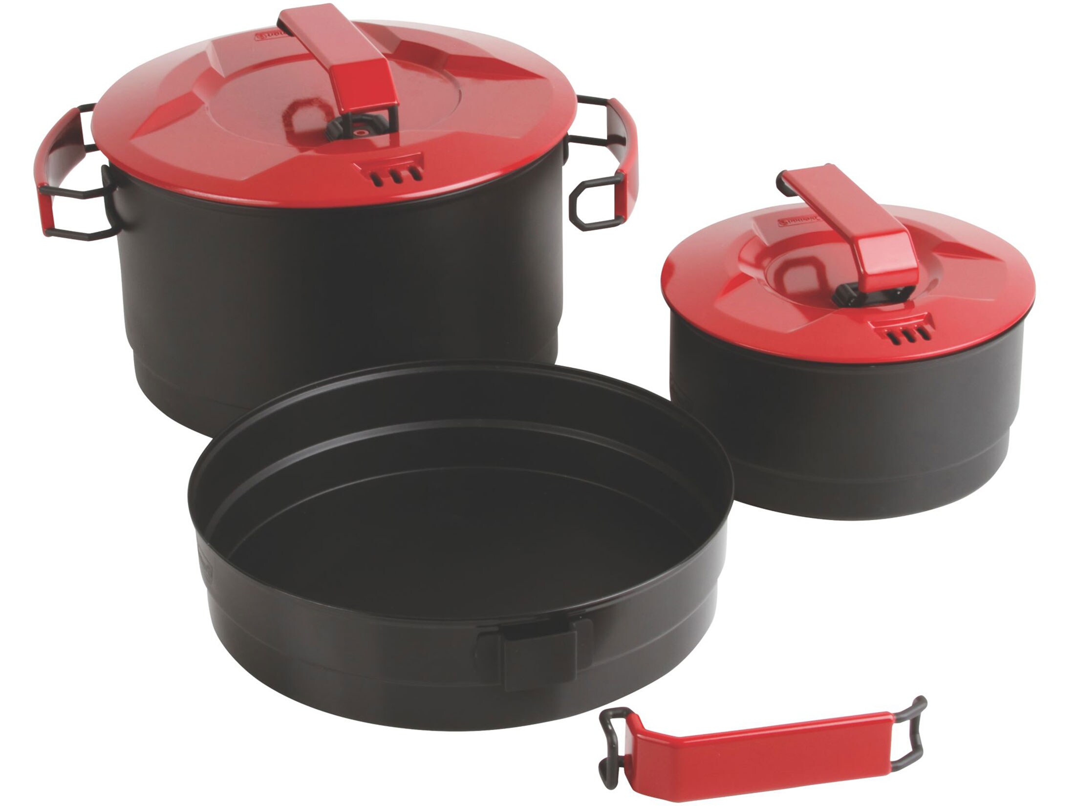 Coleman Rugged Series 6-Piece Steel Family Camp Cook Set Steel