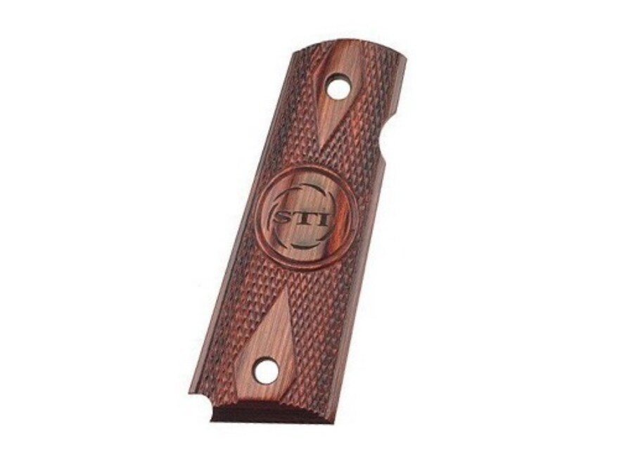 STI Grips 1911 Government, Commander STI Logo Thick Rosewood