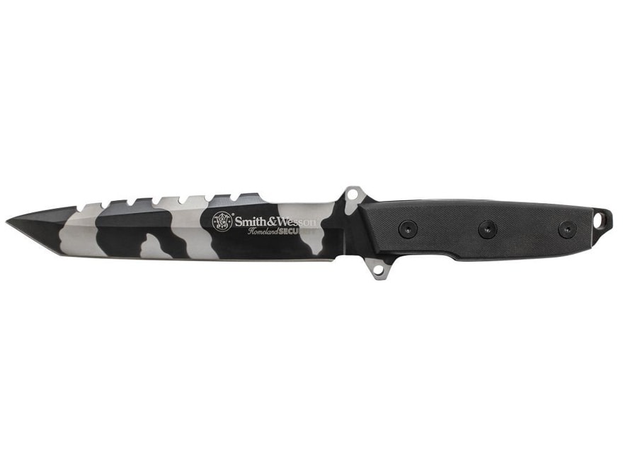 Smith & Wesson Large Homeland Security Fixed Blade Tactical Knife 8.66