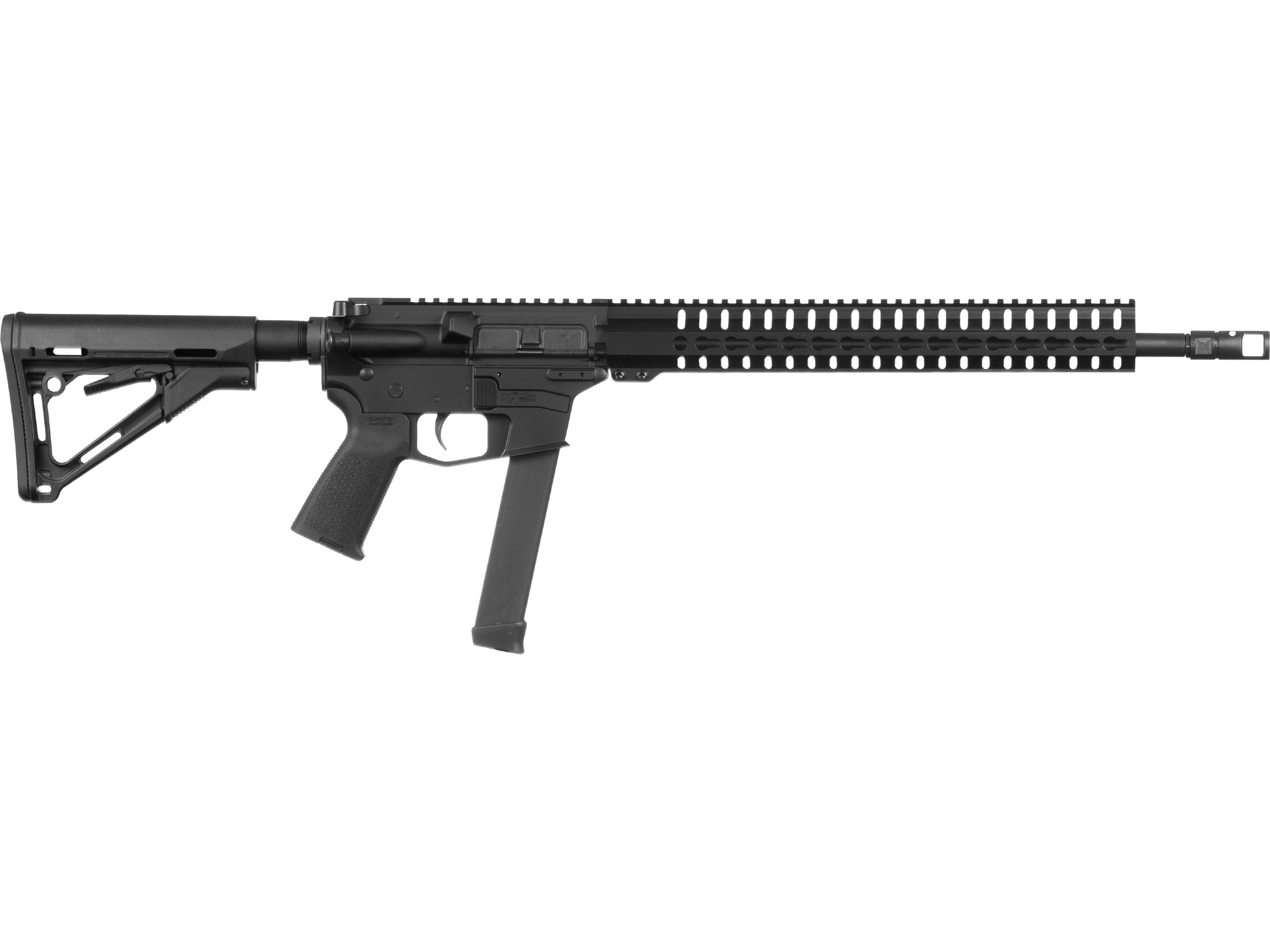 CMMG MkGs DRB2 Semi Automatic Rifle 9mm Luger 16 Black Threaded Barrel