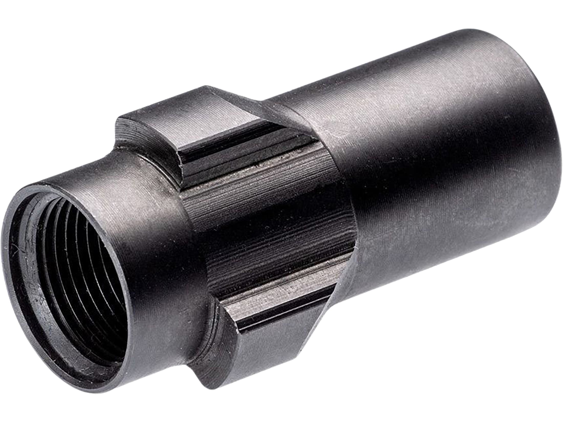 Banish Tri-Lug Adapter Muzzle Device Suppressor Mount 45 Cal 1/2-28