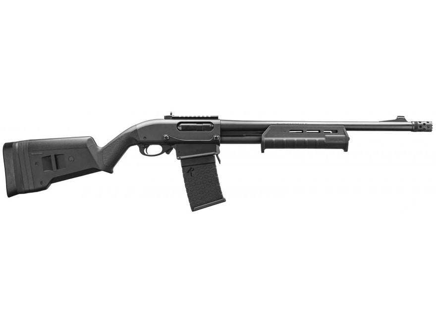 Remington 870 DM Magpul Pump 12 Ga Shotgun 18.5 Black Barrel Black