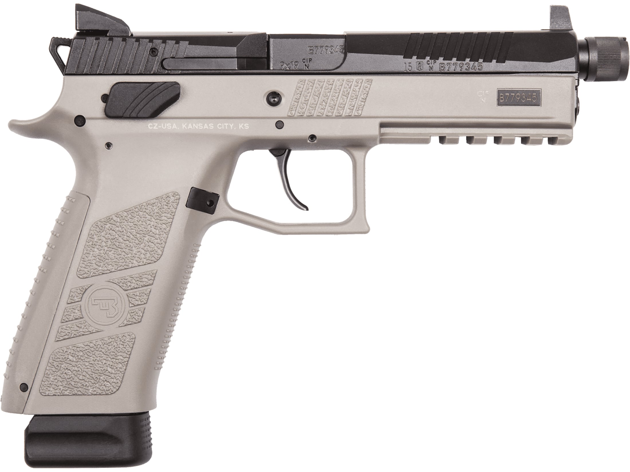 CZ-USA P-09 9mm Luger Pistol 5.15 Threaded Barrel 21+1 Round Black