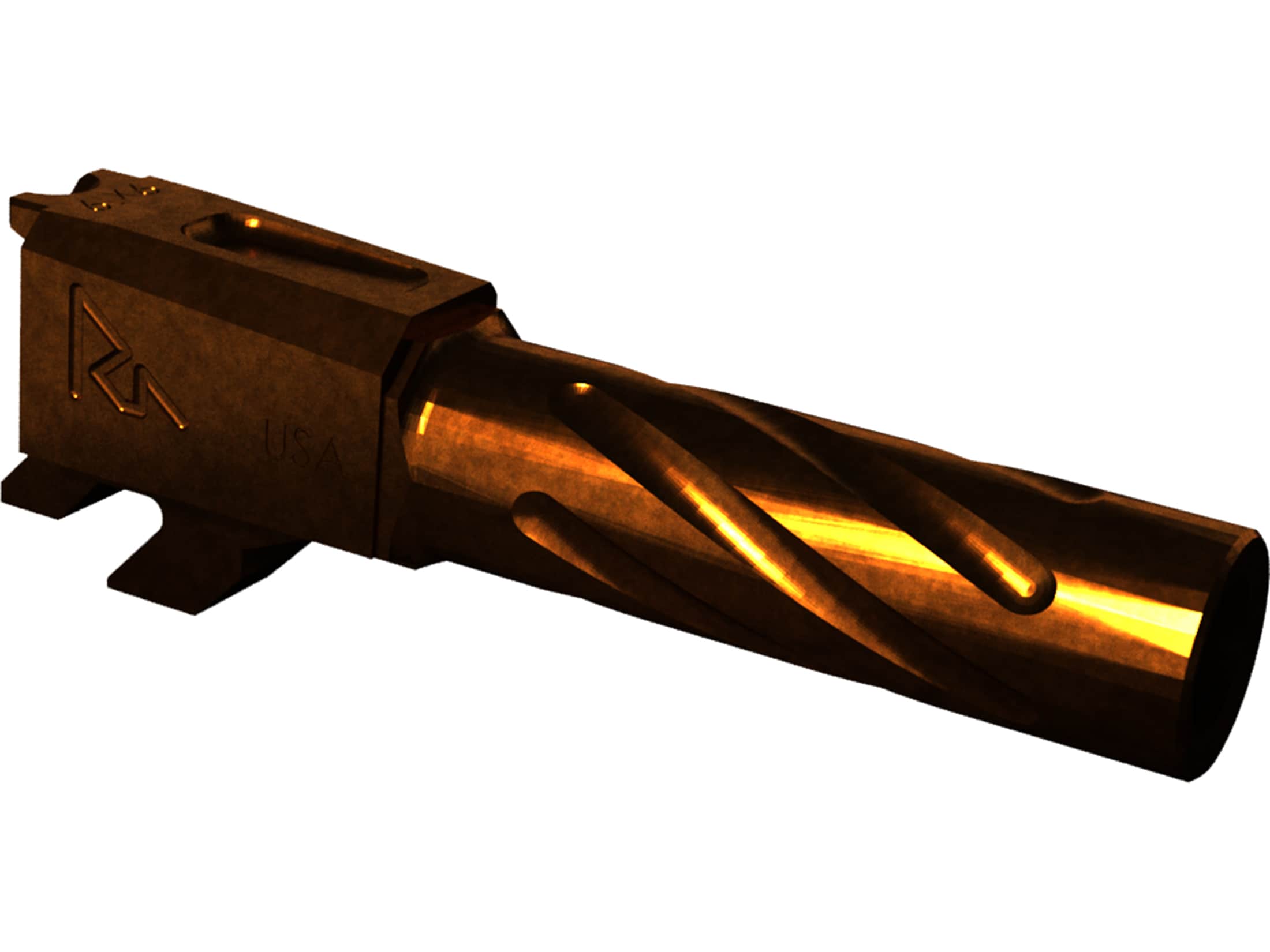 Rival Arms Barrel S&W M&P 9 Shield 9mm Luger Spiral Fluted SS Bronze