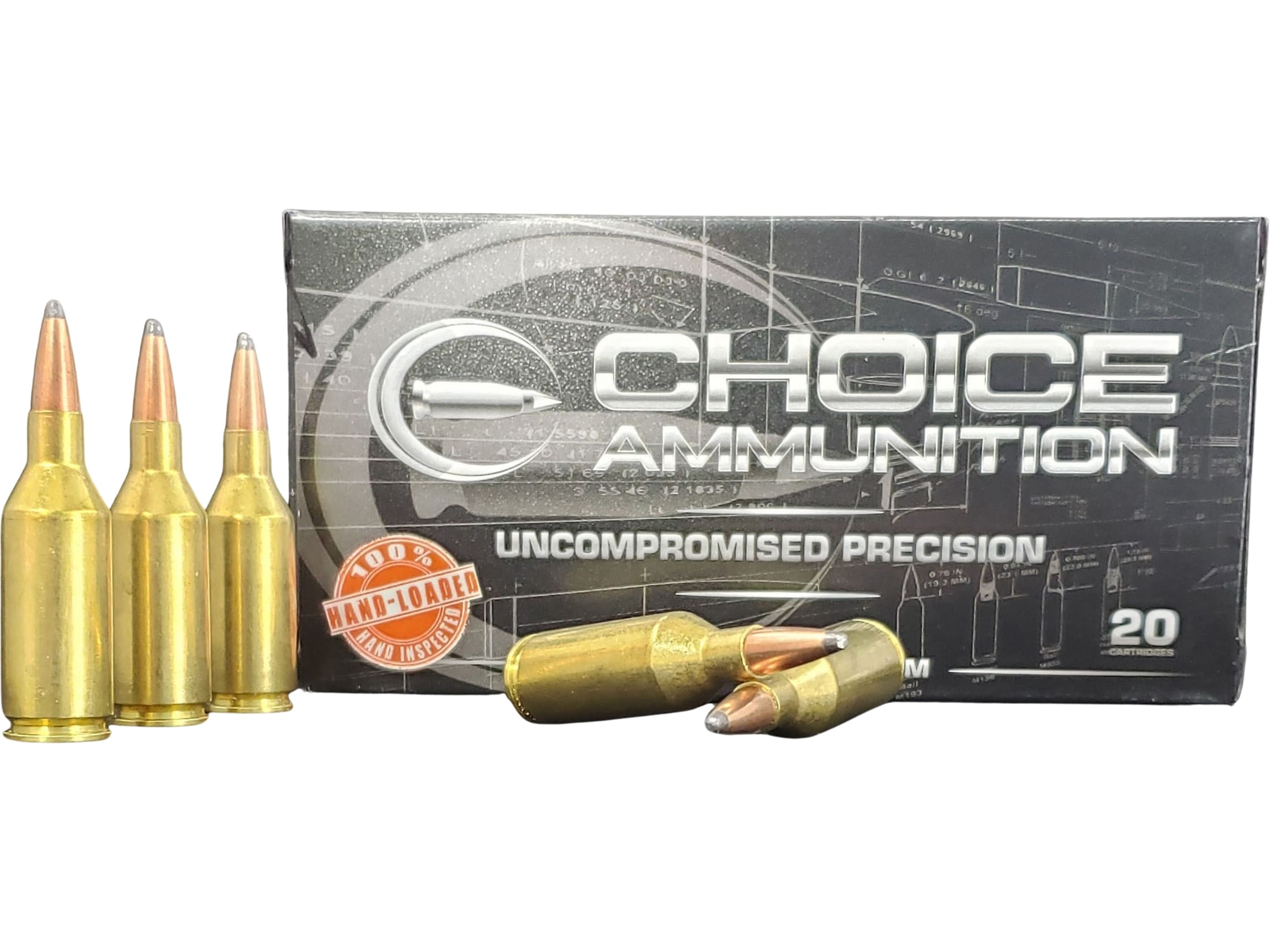 Choice 243 Winchester Super Short Mag (WSSM) Ammo 87 Grain Jacketed