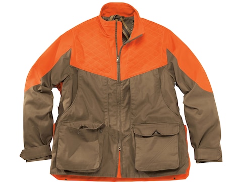 Beretta Men's Upland Jacket Cotton Light Brown/Blaze Orange XL