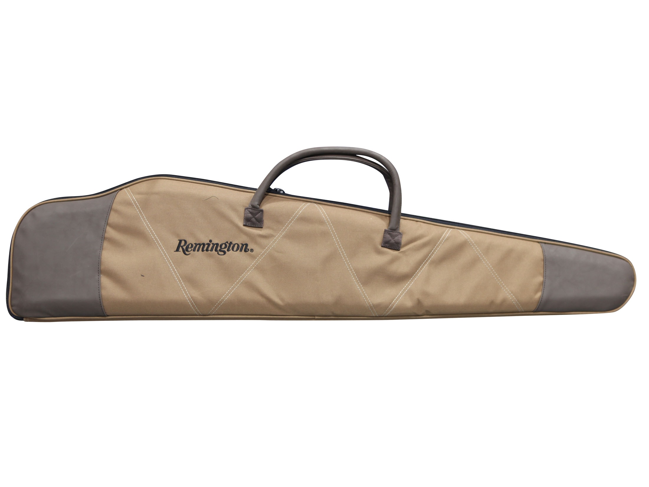 Remington Quilted Scoped Rifle Case 48 Nylon Leather Trim Cinnamon