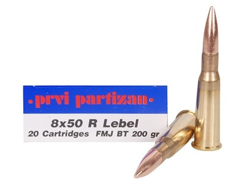 Prvi Partizan Ammo 8mm Lebel (8x50mm Rimmed Lebel) 200 Grain Full