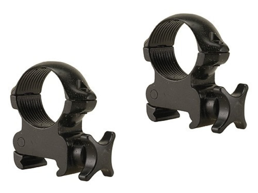 Millett 1 Grabber Picatinny Rings Gloss Medium