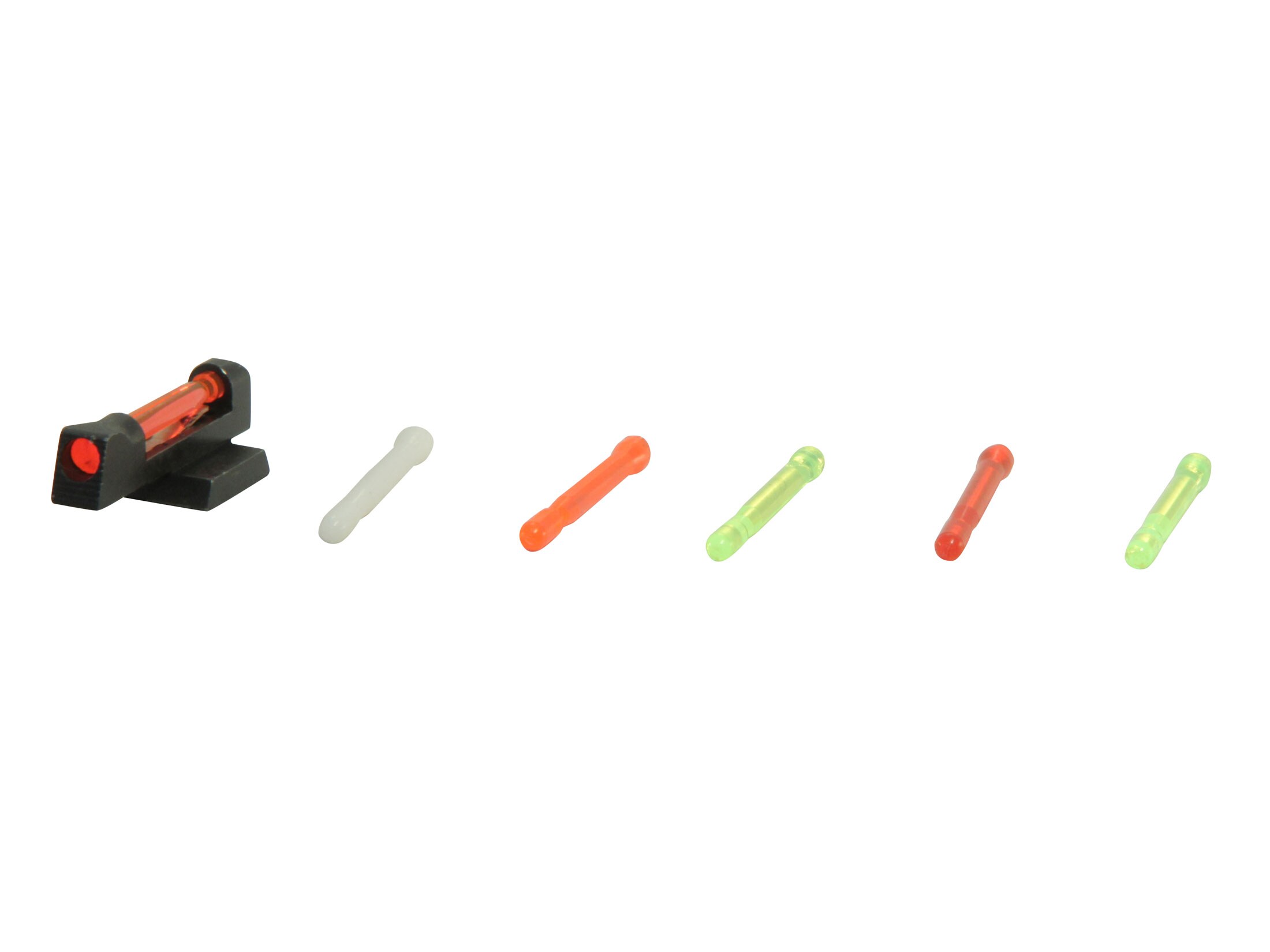 HIVIZ Front Sight 1911 Novak Cut 0.180 Height Steel Fiber Optic 6