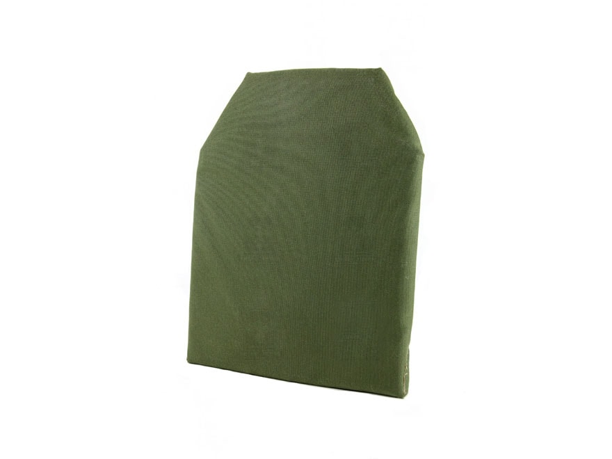 AR500 Armor Spall & Fragmentation Shield Shooter's Cut 10 x 12 Nylon