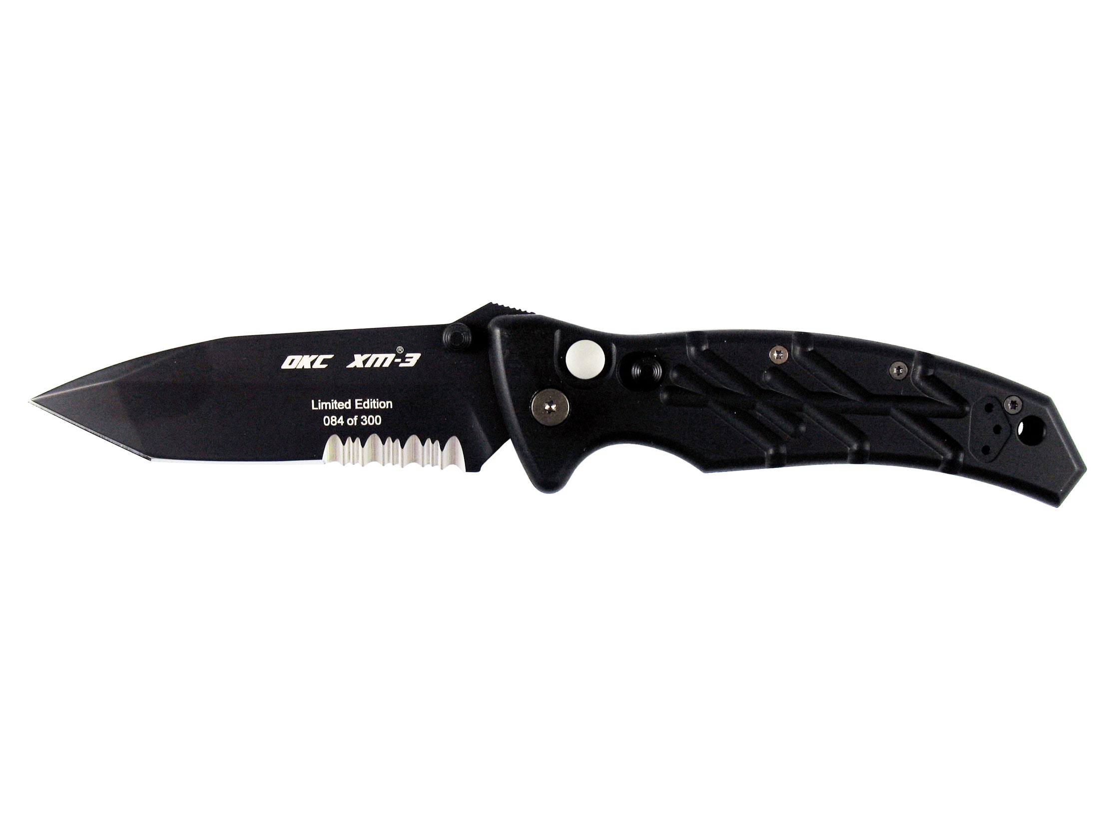 Ontario XM-3TBS Folding Knife 3.875 Tanto Point N690Co SS Blade