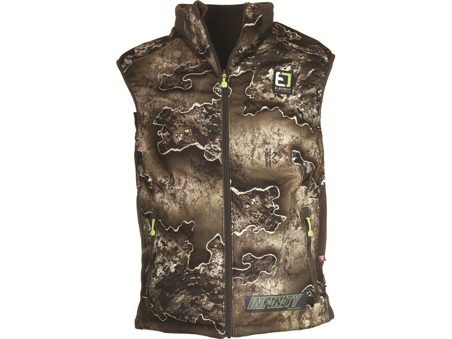 Element Outdoors Men's Infinity Heavy Waterproof Vest Realtree Excape