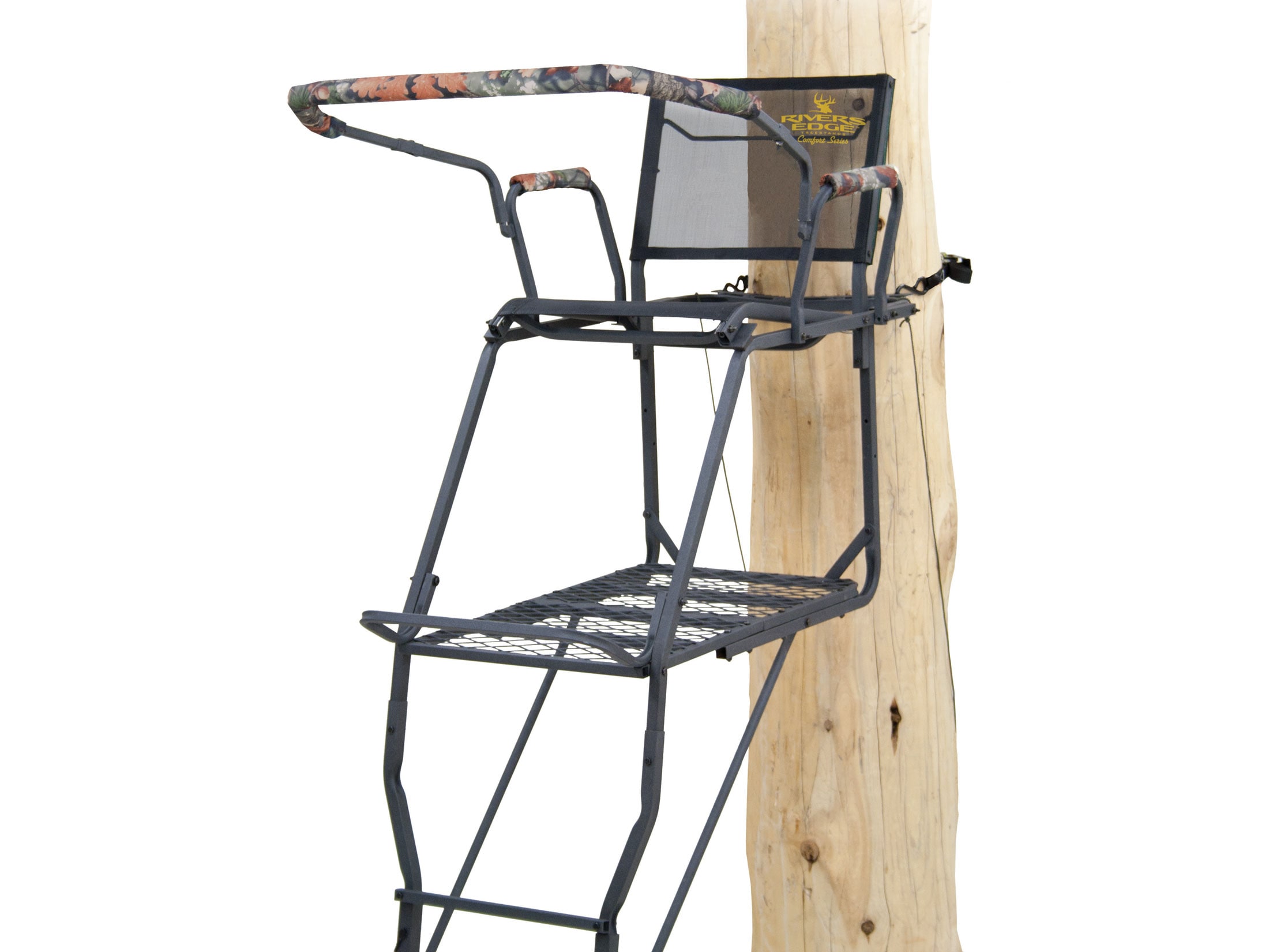 Rivers Edge Oasis Comfort Single Ladder Treestand Steel
