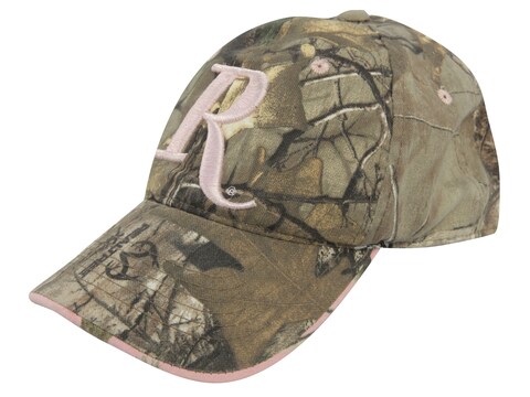 Remington Women's Camo Logo Cap Cotton Realtree Xtra Camo Pink