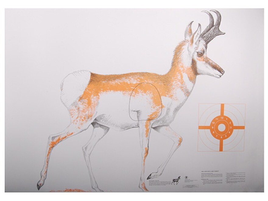 NRA Official Lifesize Game Targets Pheasant Paper 25PK