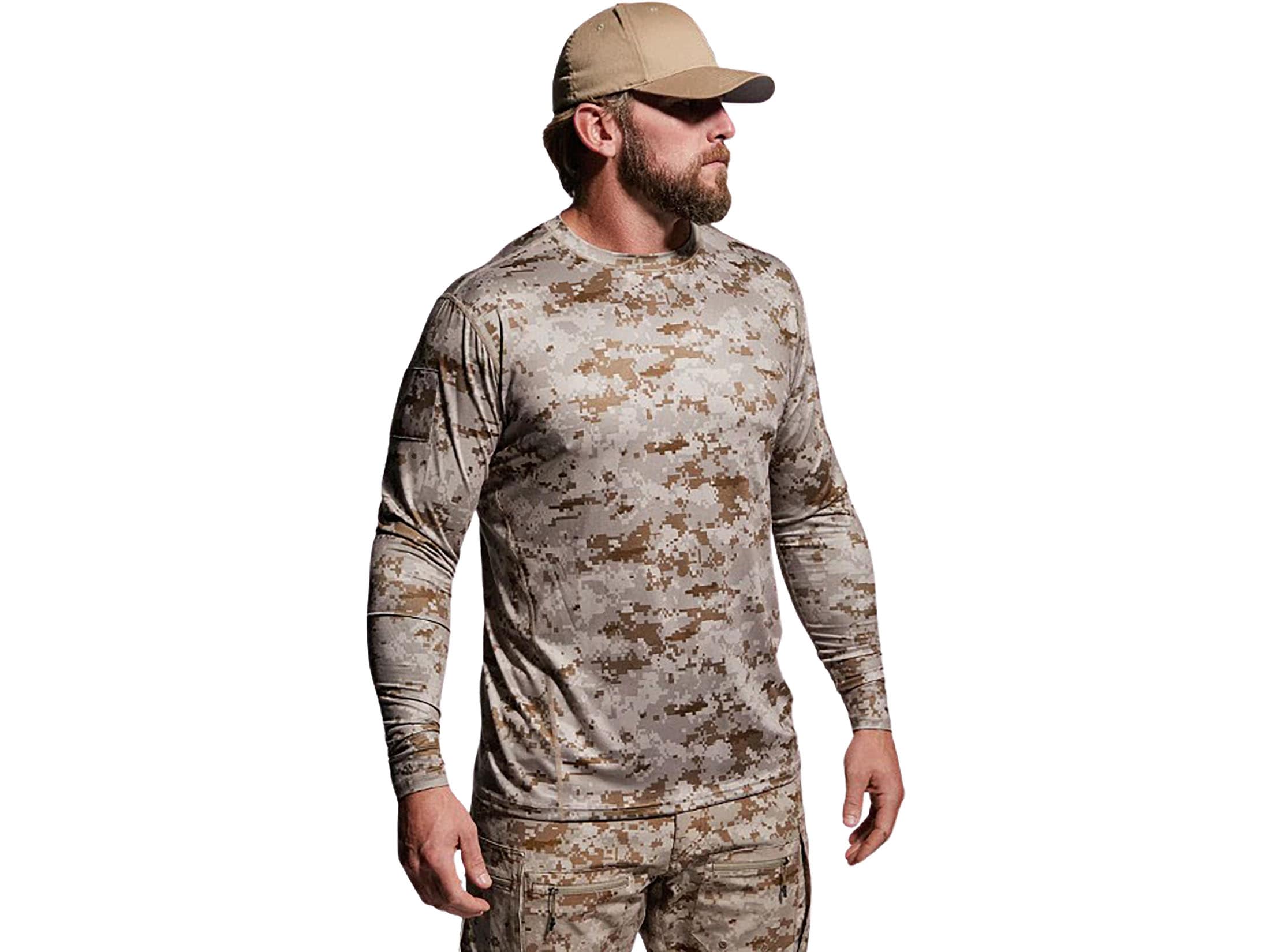 Born Primitive Men's Range Long Sleeve Crew Neck Shirt Brown 2XL