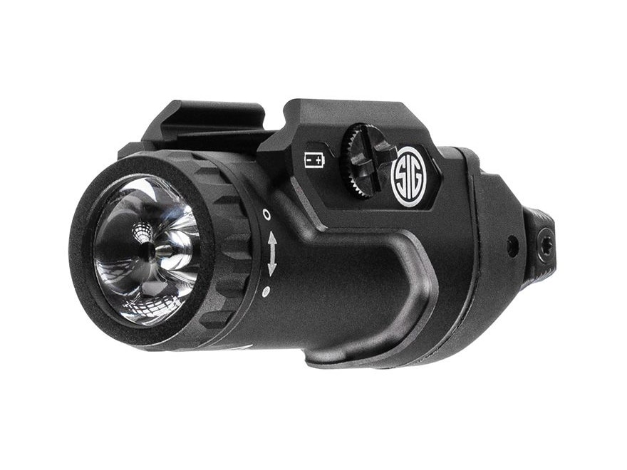 Sig Sauer FOXTROT2 Weapon Light LED CR123 Battery Aluminum Black