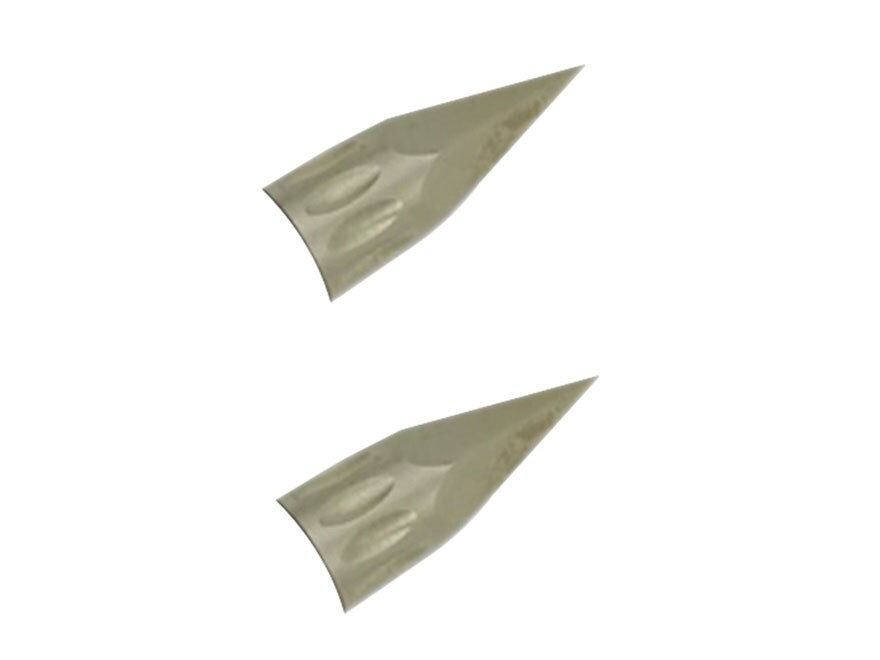 Muzzy Iron 2 3-Blade Bowfishing Arrow Point Replacement Tips 2PK