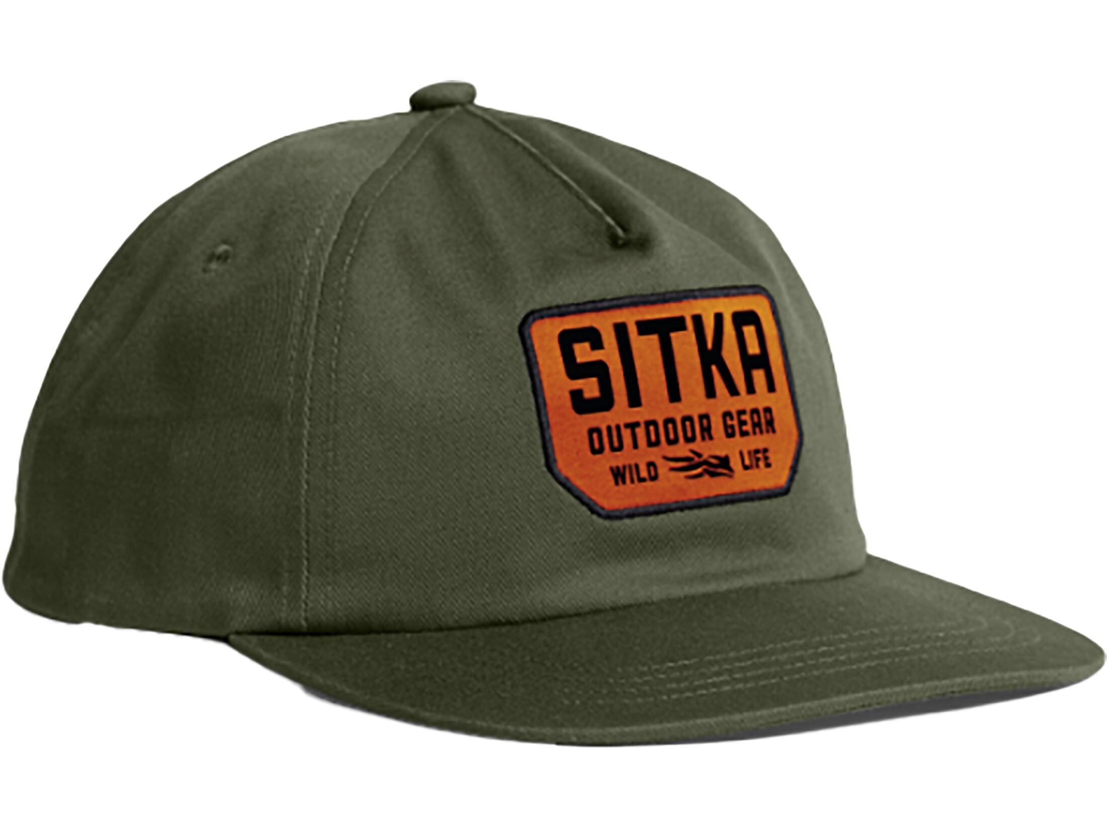 Sitka Gear Mens Wild Life Unstructured Hat Olive Green