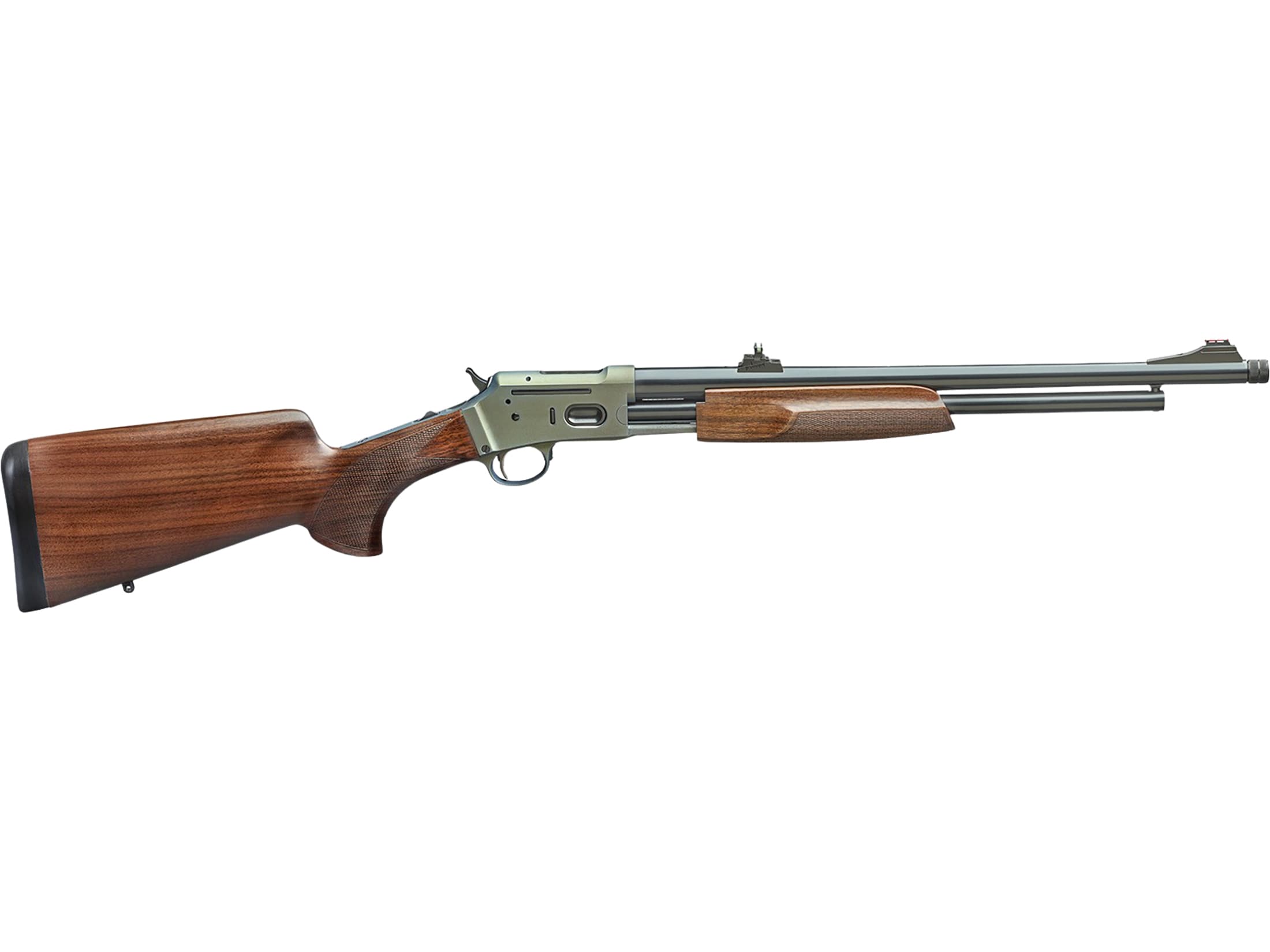 Pedersoli Jackal Pump Rifle 44 Remington Mag 19 Blued Threaded Barrel