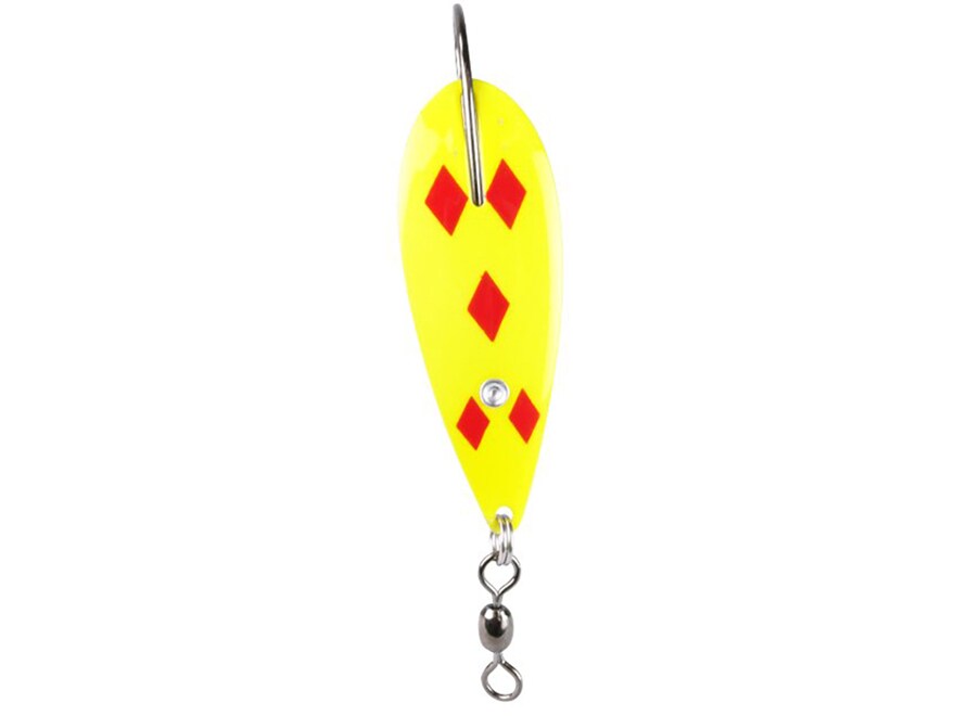 Fishlab Bio Spoon Weedless Spoon Yellow/Red Diamond 1/2oz