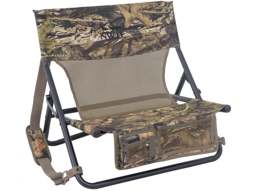 ALPS Outdoorz NWTF Turkey Chair MC Steel Frame Nylon Seat Back Mossy