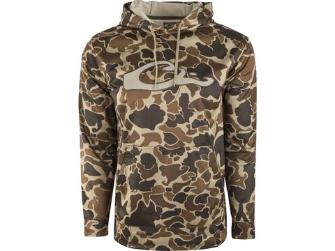 Drake Men's Performance Hoodie Old School Camo XL