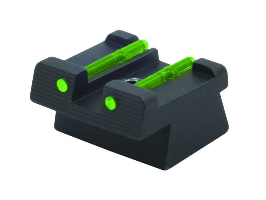 HIVIZ Rear Sight HK USP Full-Size, USP Compact Steel Fiber Optic Green