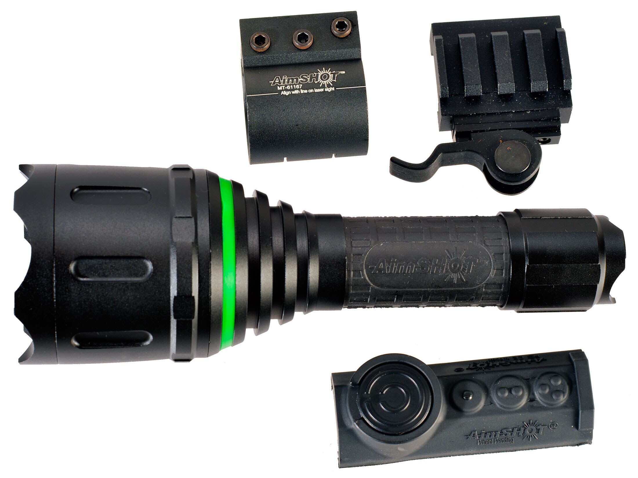 AimShot TZ980 Wireless Remote Weapon Light Adjustable Focus Green LED