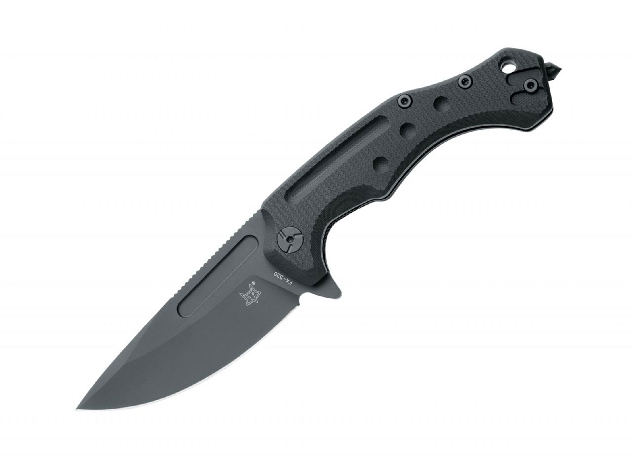Fox Knives Desert Fox Folding Knife 3.7 Clip Point N690Co SS Blade