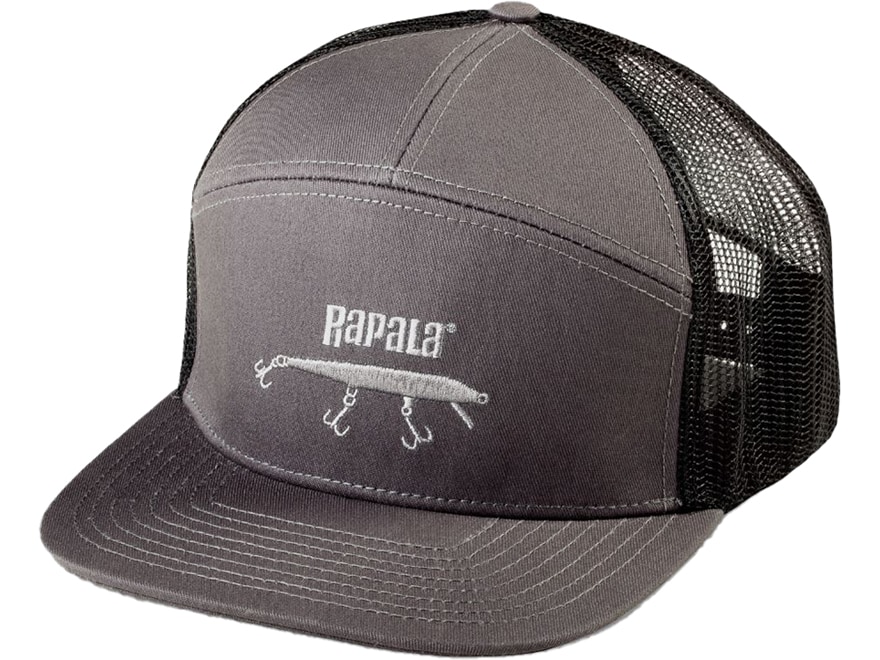 Rapala Mens Hi-Pro 7 Panel Hat Tan/Black