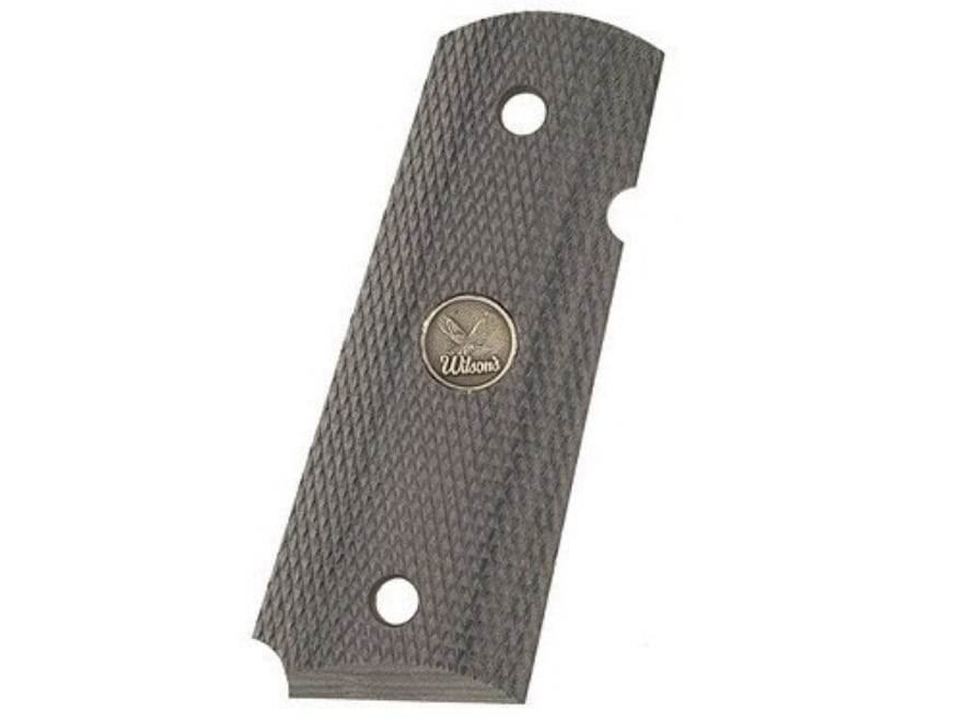 Wilson Combat Grips 1911 Officer Checkered Diamondwood