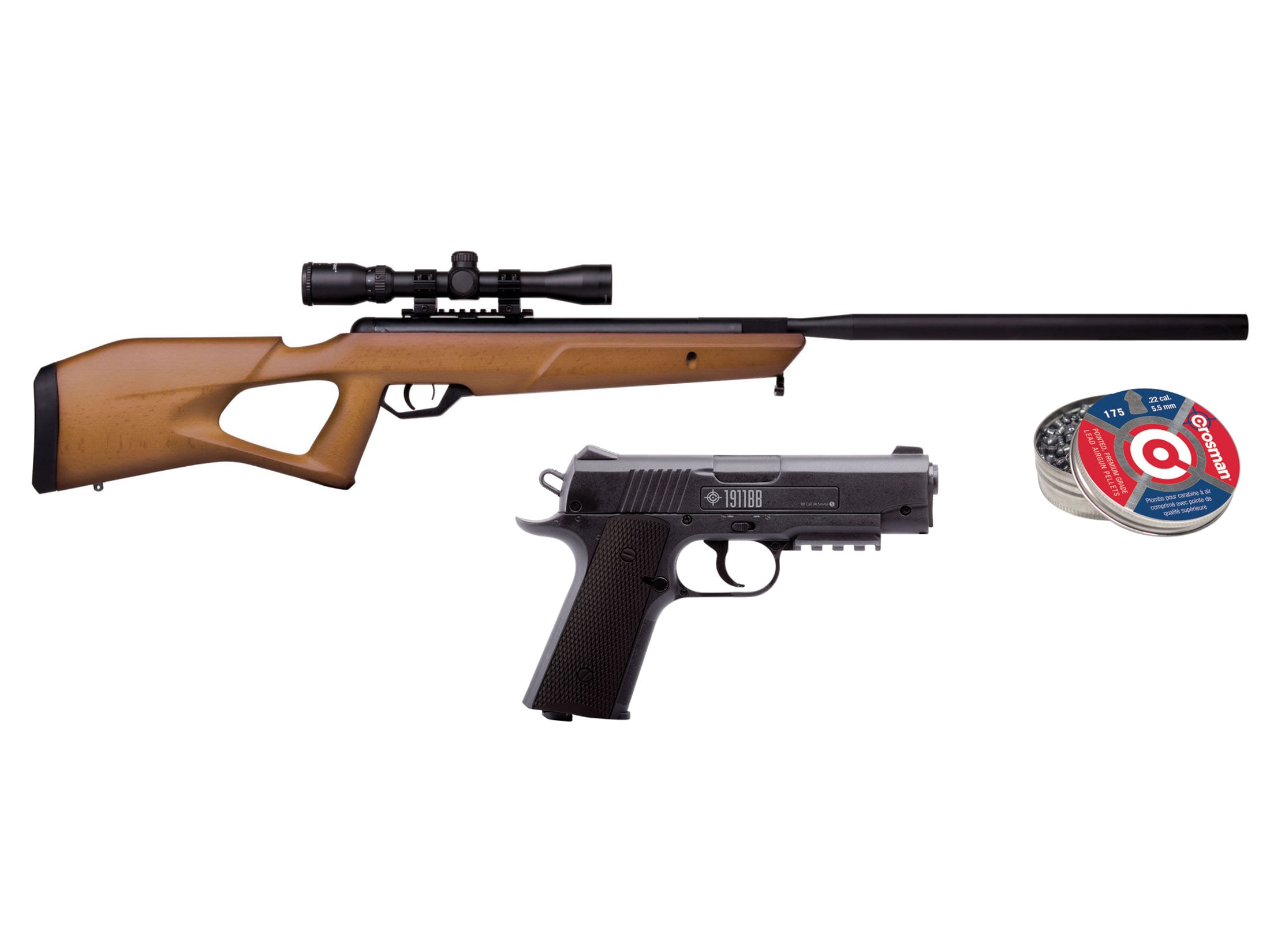 Benjamin Trail Nitro Piston 2 22 Cal Pellet Air Rifle 3-9x 32mm Scope