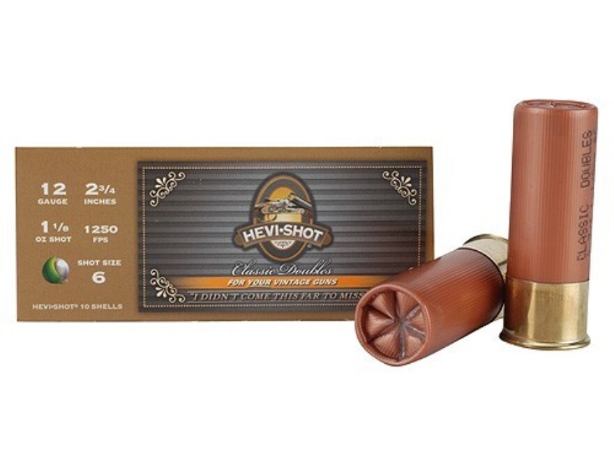 Hevi-Shot Classic Doubles Ammo 12 Ga 2-3/4 1-1/8oz #6 Non-Toxic