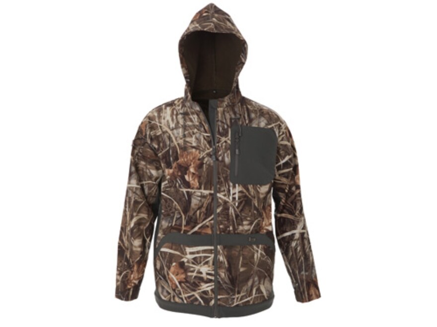 Banded Men's Gas Softshell Hooded Jacket Polyester Realtree Max-4 Camo