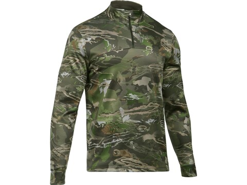 Under Armour Men's UA Franchise Camo 1/4 Zip Shirt Long Sleeve