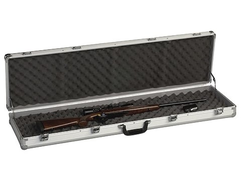 Plano Scoped Rifle Gun Case 48 Aluminum Silver