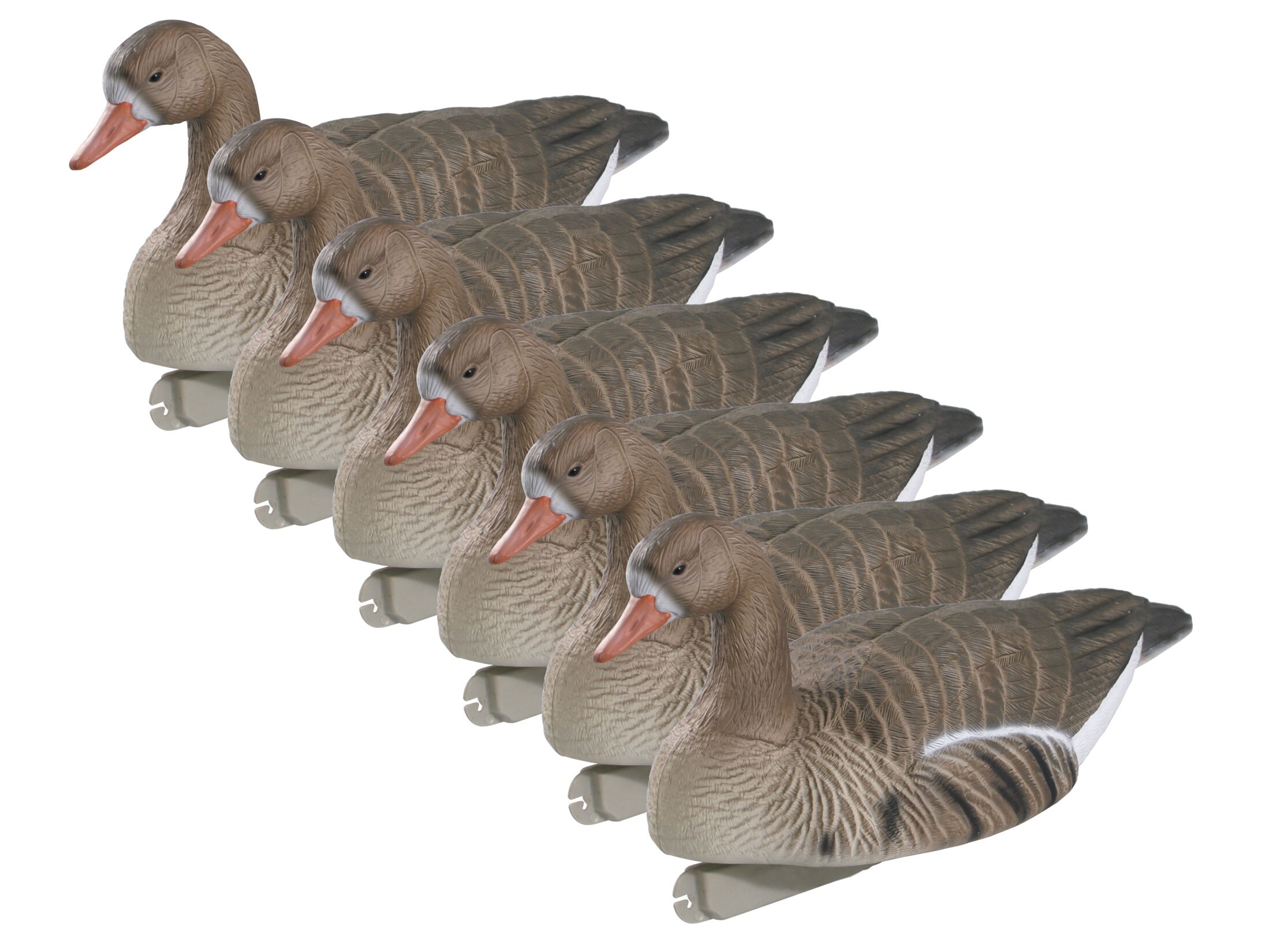 Final Approach Standard Size Floater Specklebelly Goose Decoy 6PK
