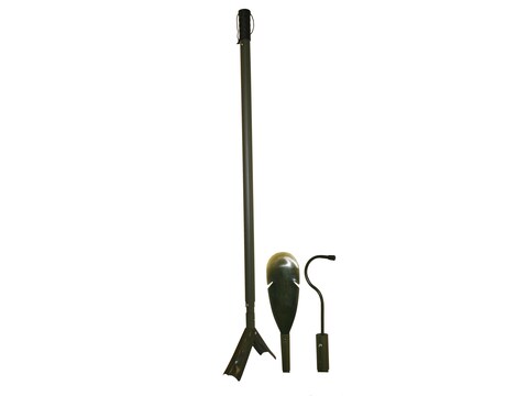MOJO Cajun Marsh Push Pole Set Aluminum Green