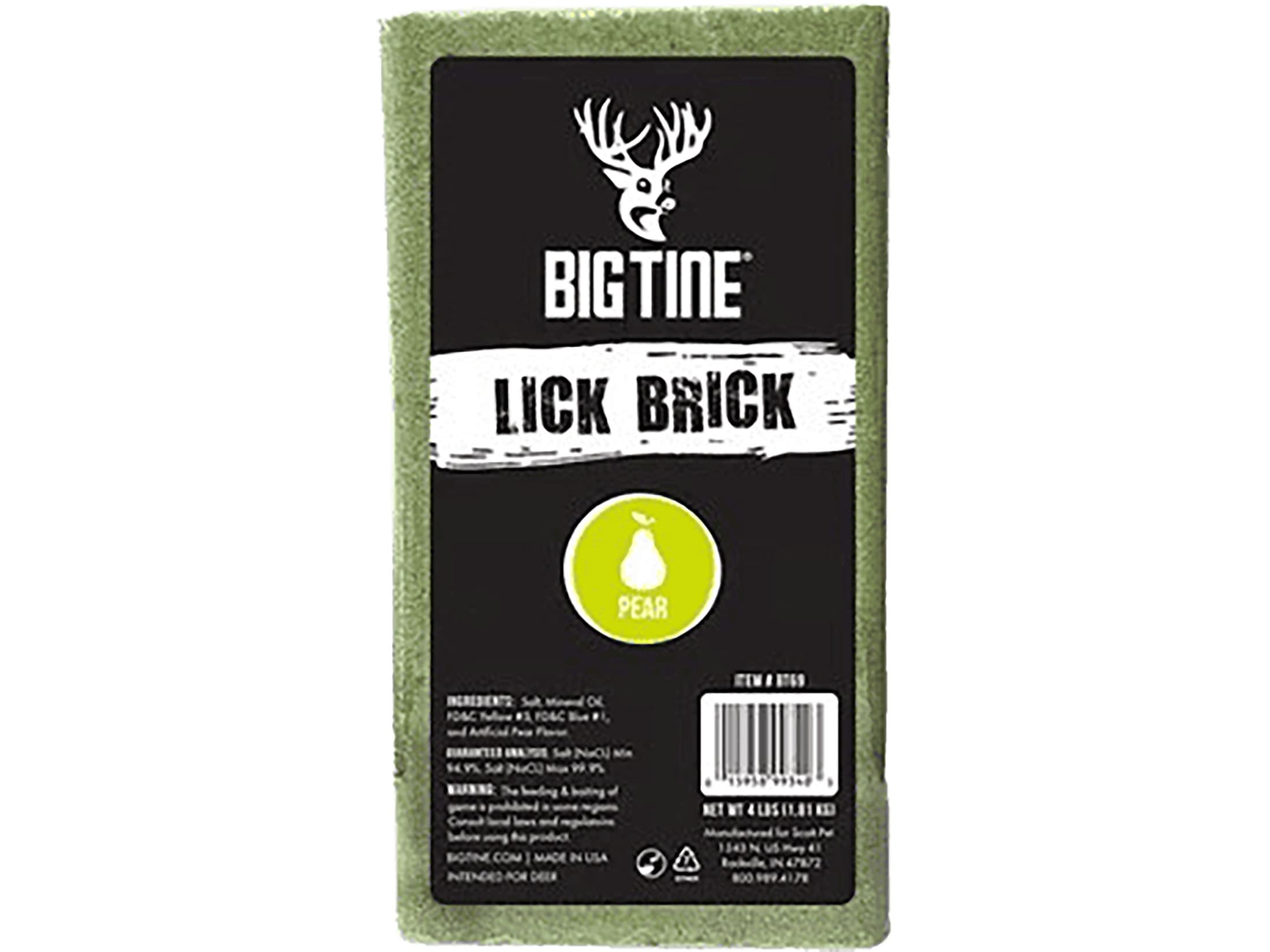 Big Tine Lick Brick Deer Attractant Cherry Rush 4lbs