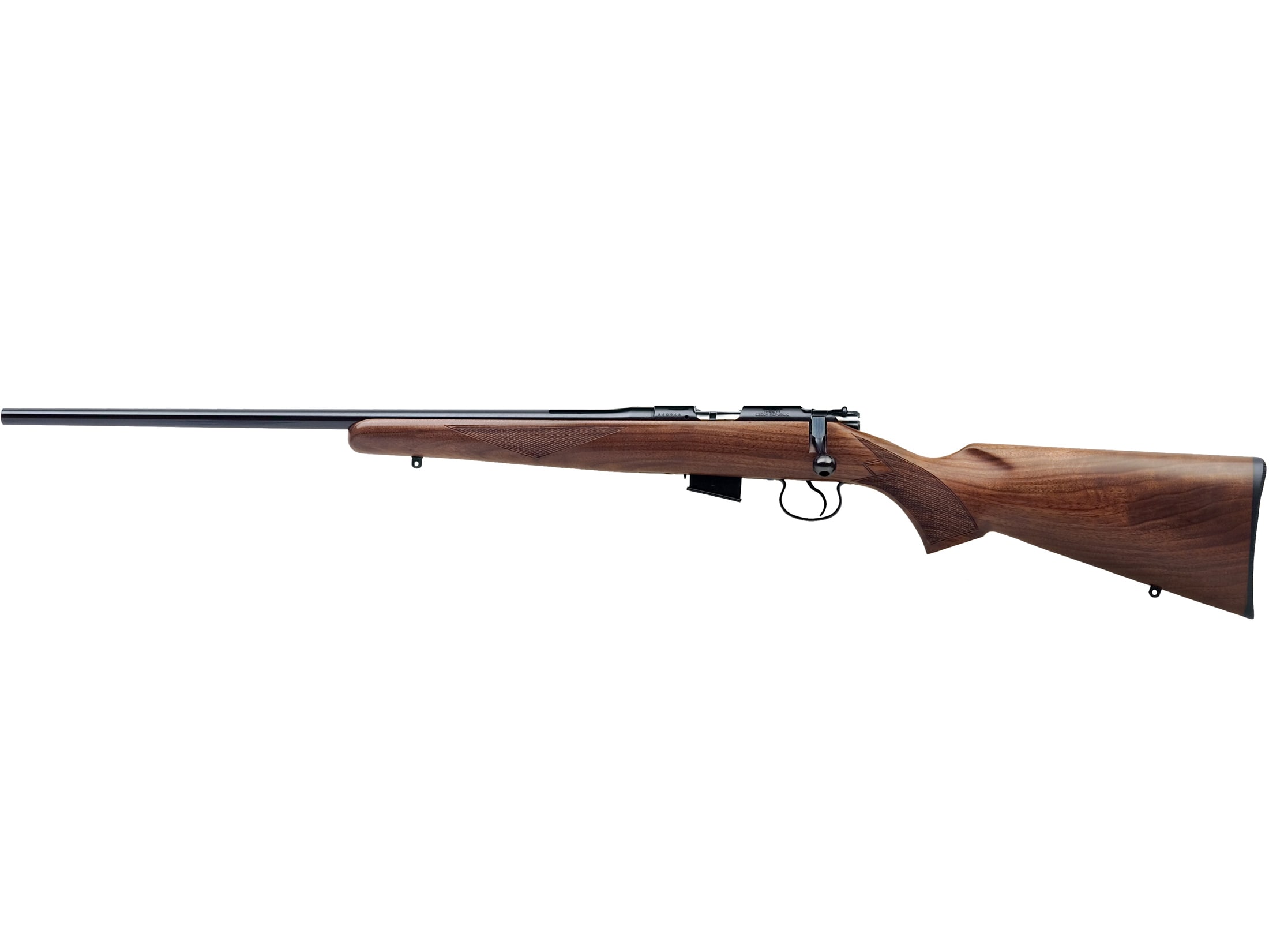 CZ 452 American Bolt Action Rifle 22 Long Rifle 22.5 Left Hand Blued