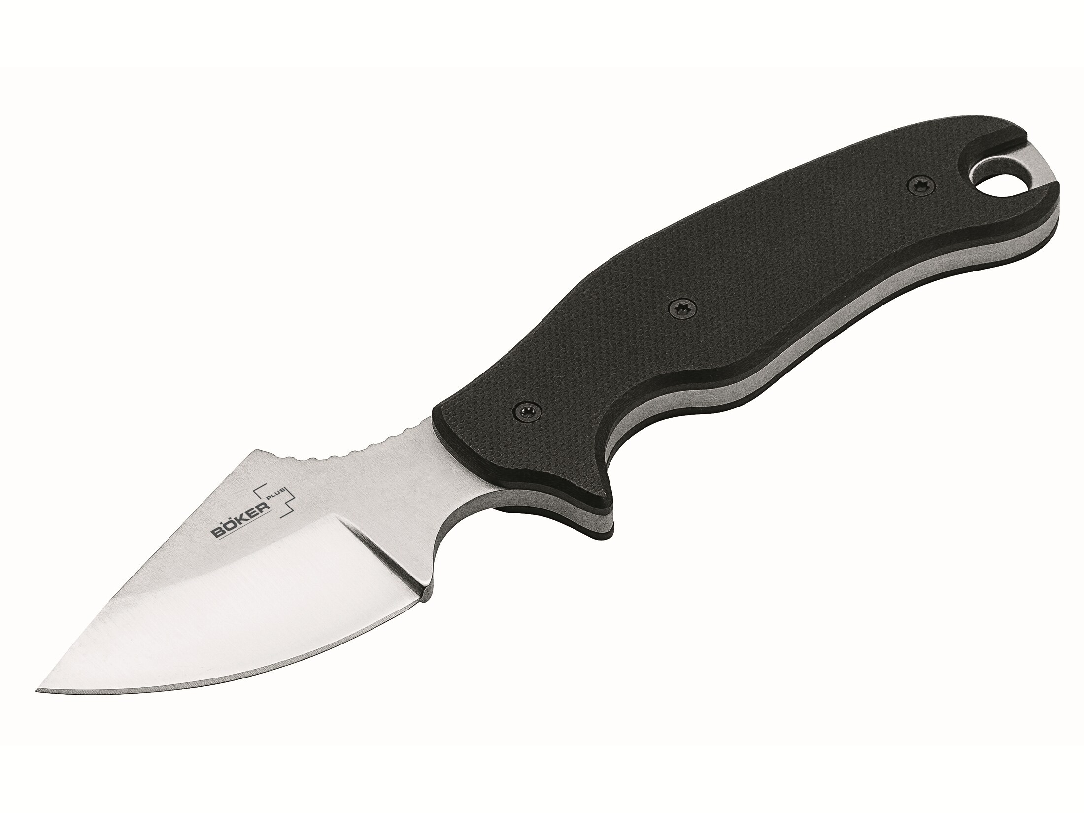 Boker Knives Plus Tac-Neck Neck Knife Fixed Blade 2.6 Clip Point 440C