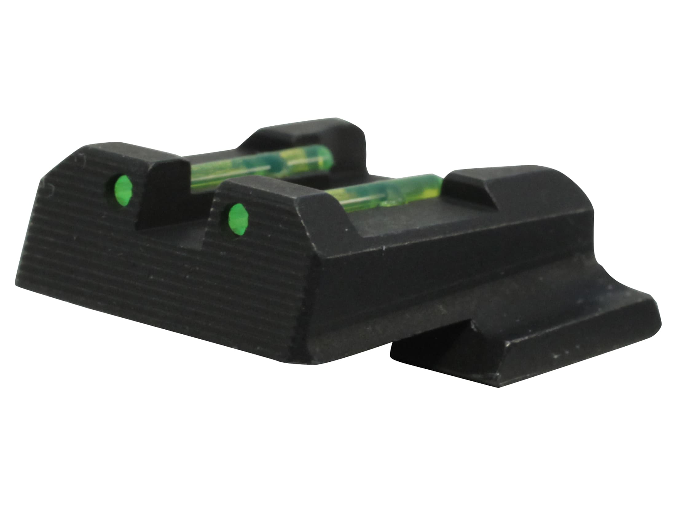 HIVIZ Rear Sight S&W M&P Shield Steel Fiber Optic Green