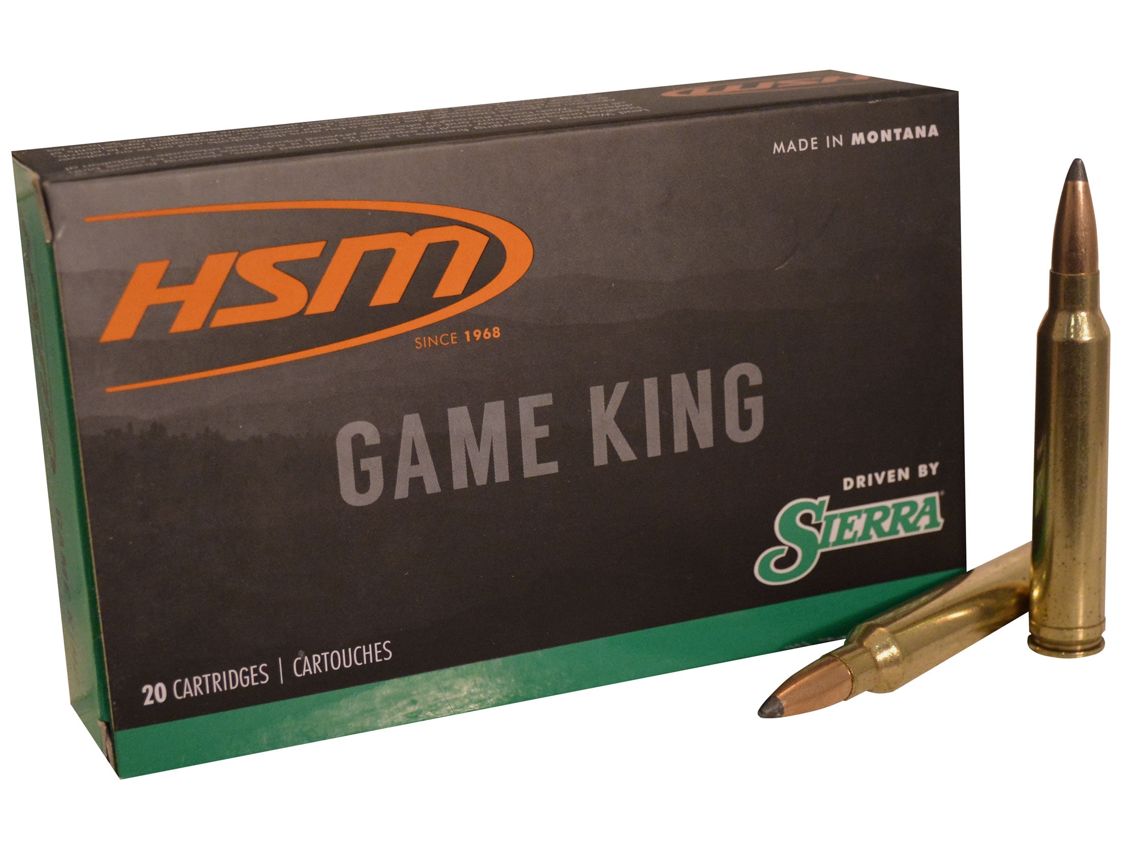 HSM GameKing 300 Winchester Mag Ammo 165 Grain Sierra GameKing