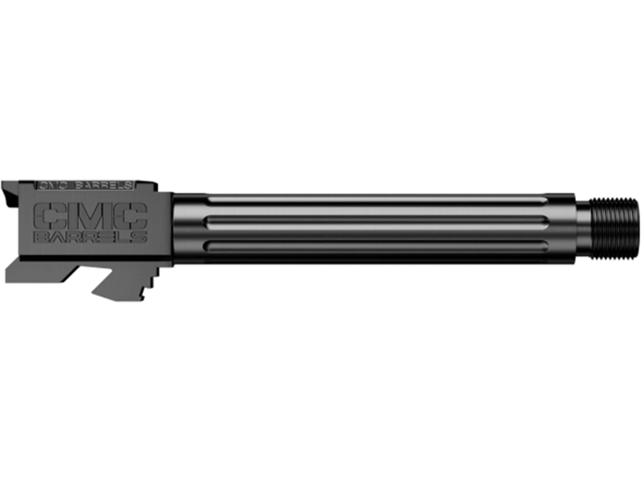 CMC Triggers Barrel Glock 17 Gen 3-4 Fluted 1/2-28 Threaded Bronze DLC