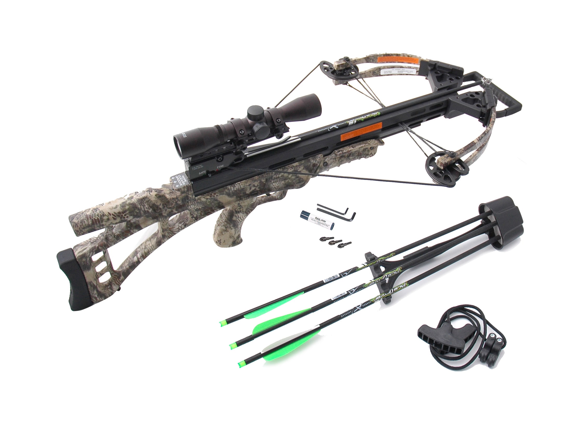 Carbon Express SLS Crossbow Package Scope Kryptek Highlander Camo
