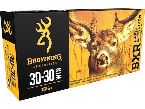 Browning BXR Rapid Expansion Ammo 30-30 Winchester 155 Grain Matrix