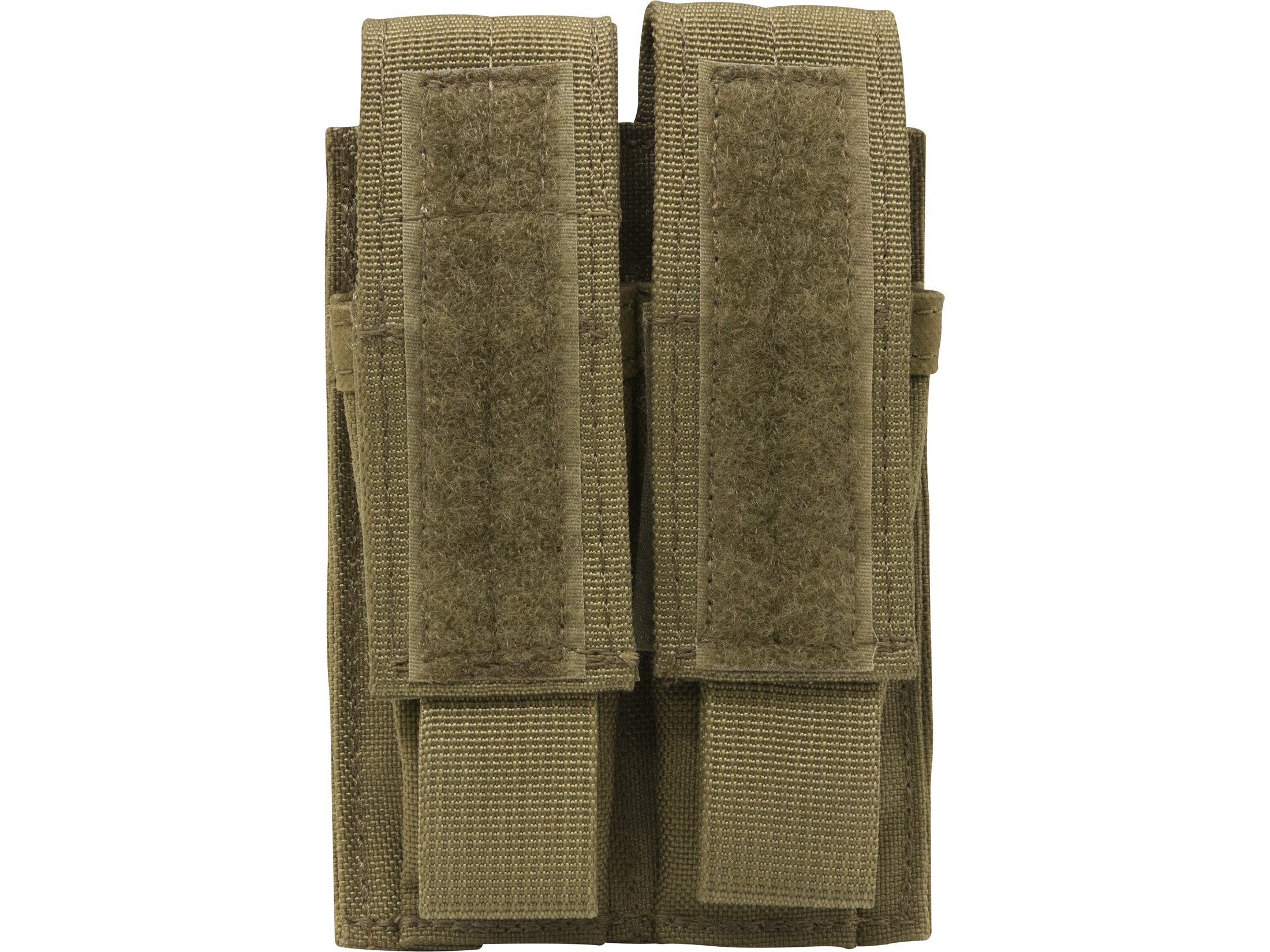 Military Surplus MOLLE Double Pistol Mag Pouch Grade 2 Nylon Coyote